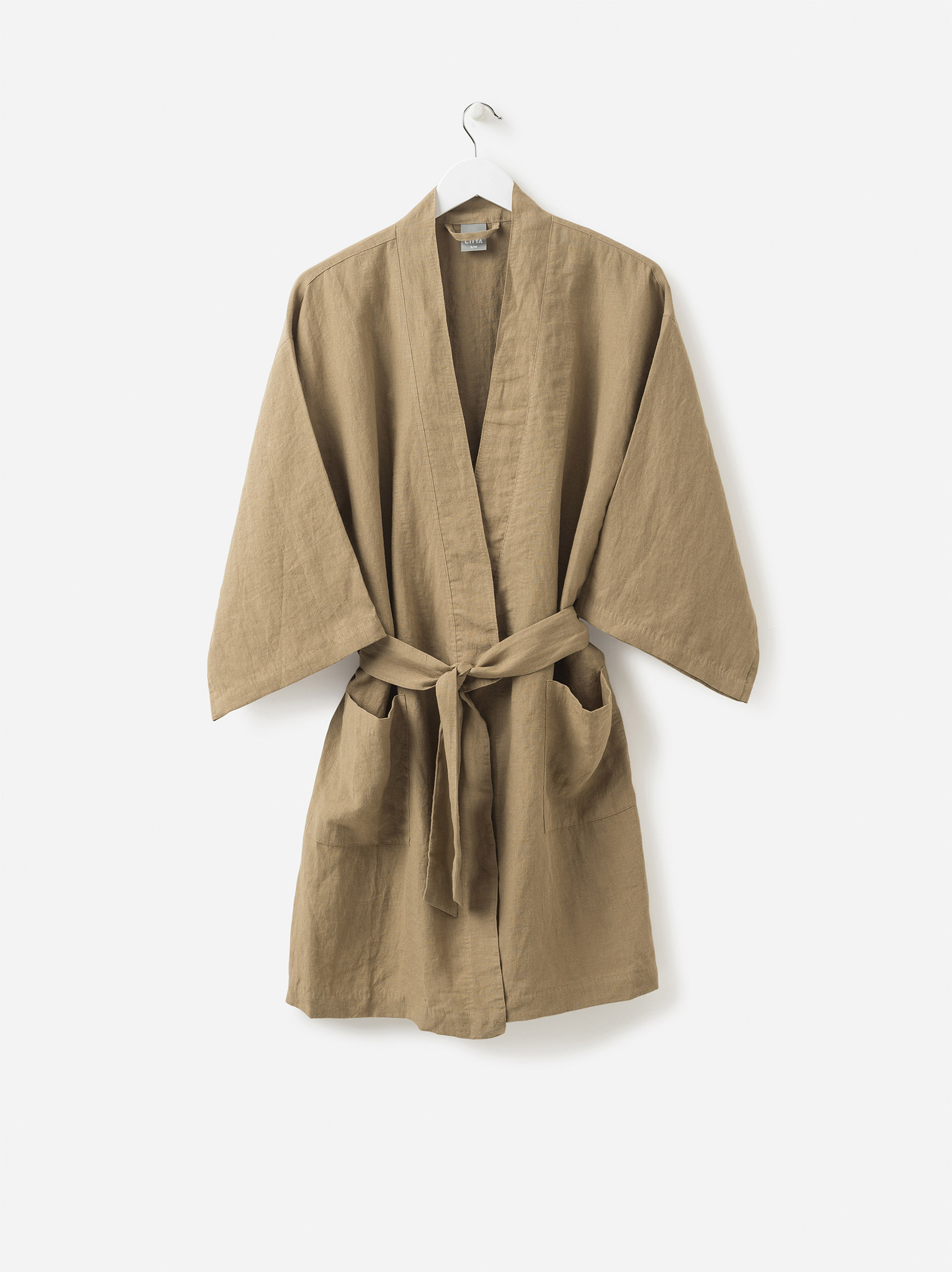 Pickle Short Linen Robe