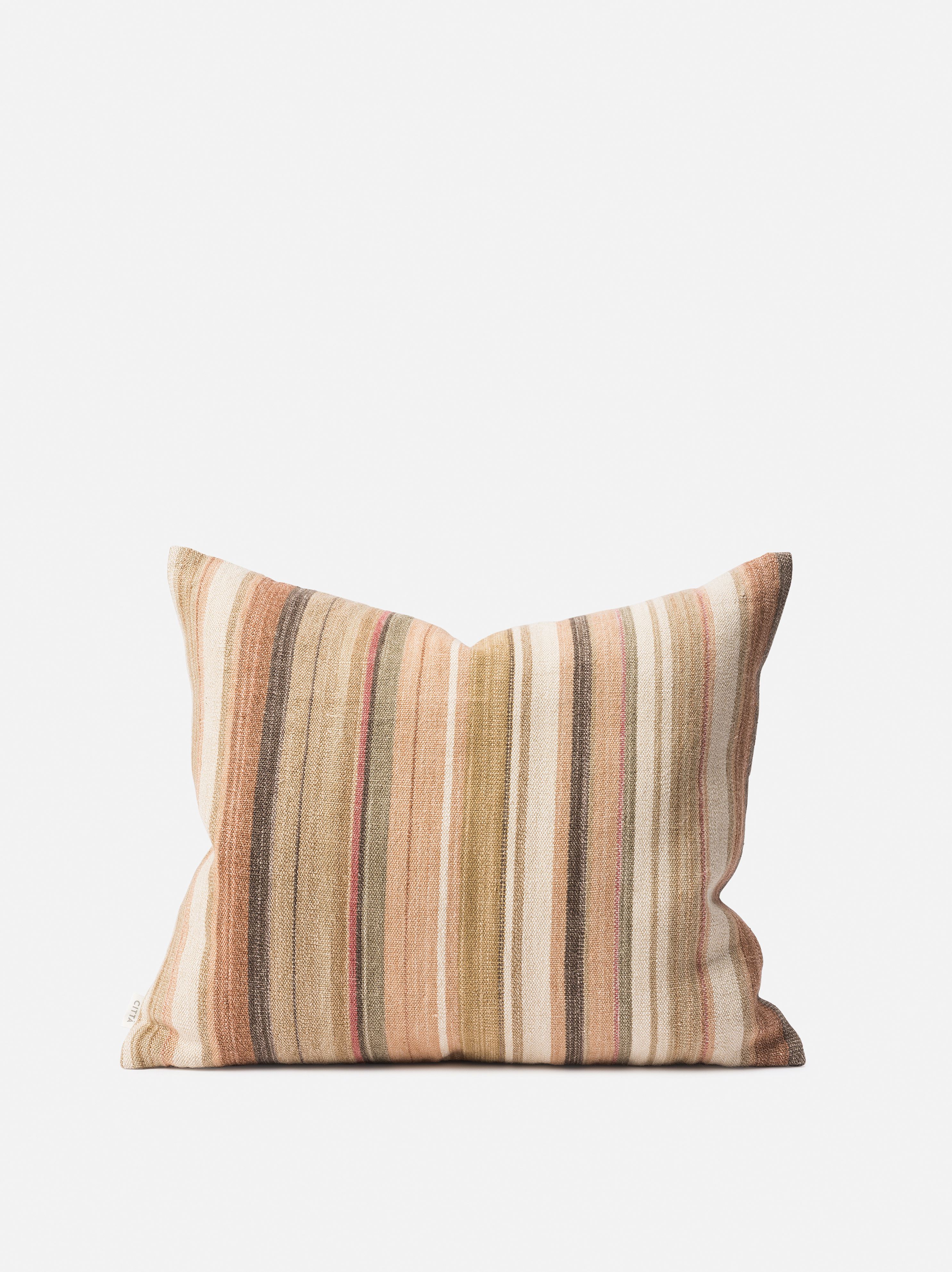 Nina Linen Jute Cushion Cover