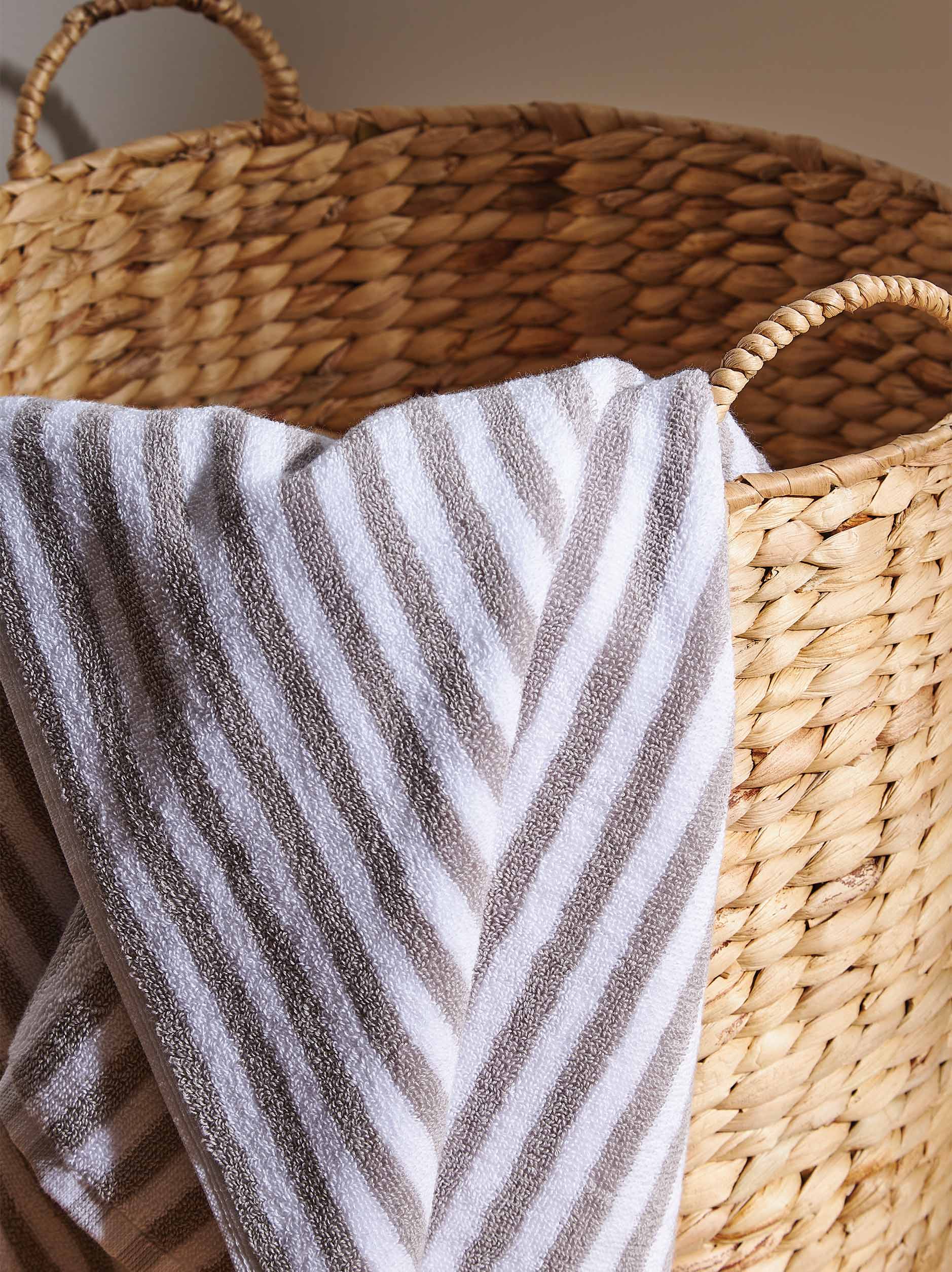 Wide Stripe Cotton Towel Bundle